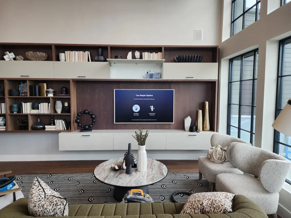 Frame TV Mounting And One Connect Box Concealment Experts